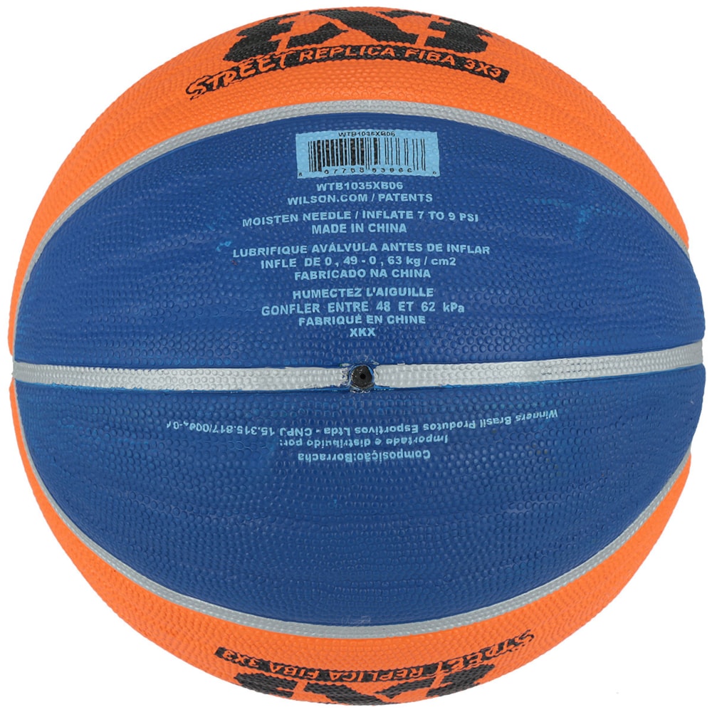 Bola Wilson Basquete Street Replica Fiba 3x3 - EsporteLegal