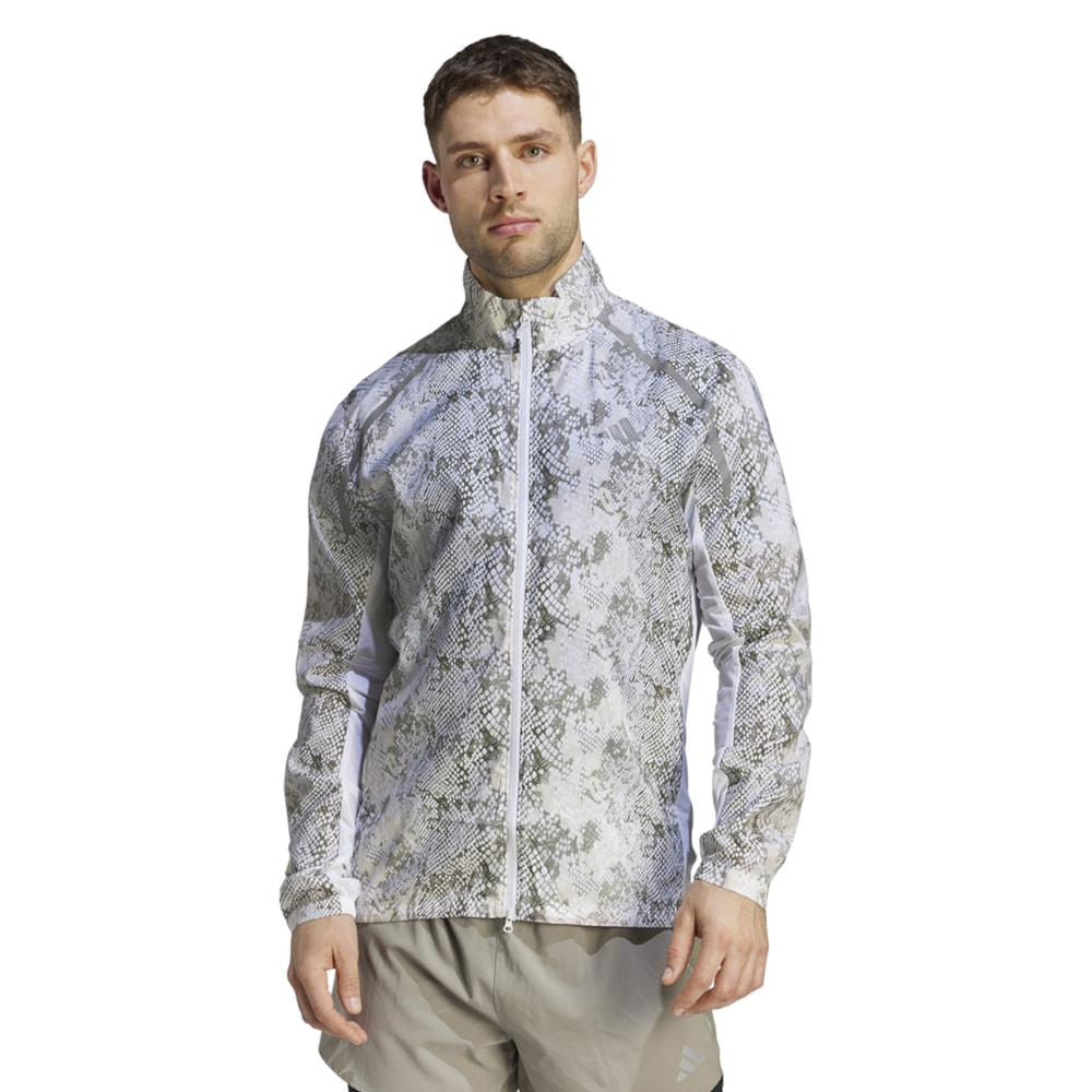 Jaqueta Adidas Allover Print Marathon Masculina - EsporteLegal
